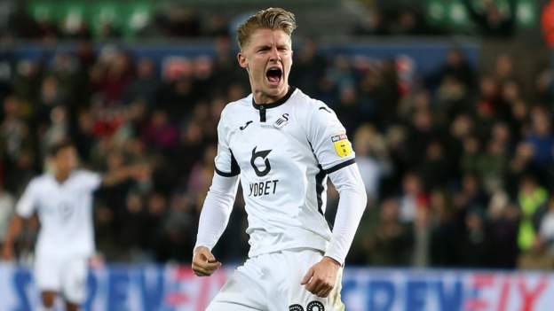 Swansea City: George Byers set to return when season resumes - BBC Sport