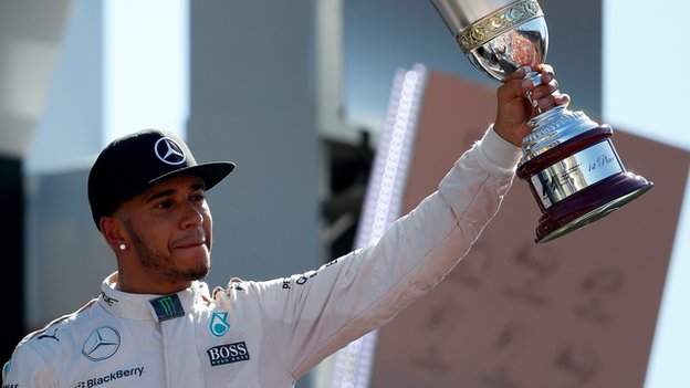 Lewis Hamilton to keep pushing for wins despite big lead - BBC Sport