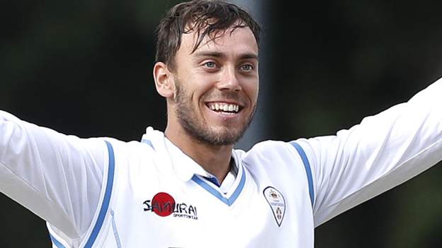 Derbyshire v Durham: Alex Hughes scores century to set up tricky run ...