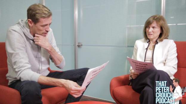 Peter Crouch launches the manifesto for his new podcast series - BBC Sport