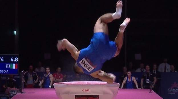 European Championships 2018: Italy's Andrea Russo scores 0.000 as he ...