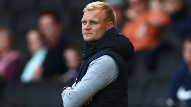 Liam Manning: MK Dons boss worried by 'fragile' defence - BBC Sport