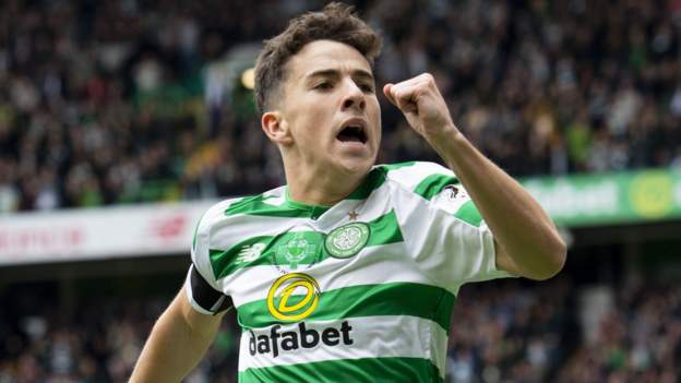 Celtic 2-1 Hearts: Mikey Johnston hits double in champions' win - BBC Sport