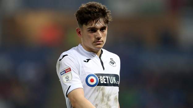 Daniel James: Swansea winger is 'above Championship level' - Graham ...