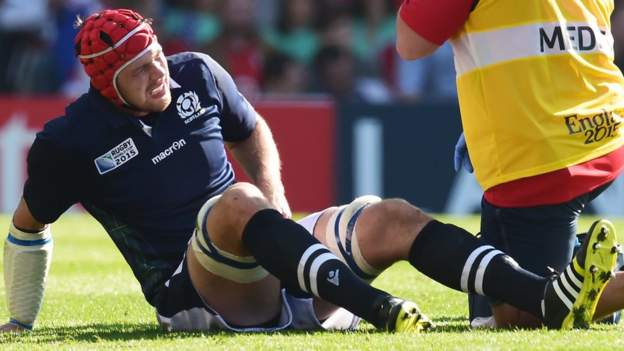 Rugby World Cup: Scotland's Grant Gilchrist out of tournament - BBC Sport