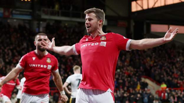 Wrexham 2-0 Newport County: James Jones and Elliot Lee score as hosts ...