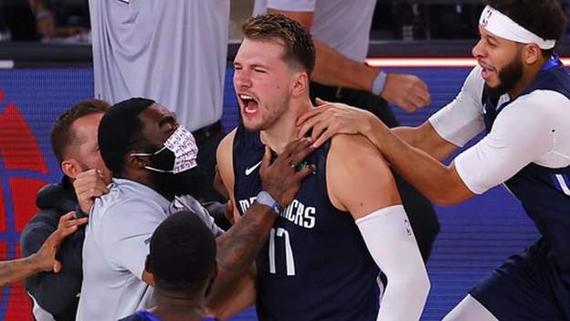 Luka Doncic hits an overtime buzzer beater for Dallas Mavericks to beat LA Clippers - BBC Sport