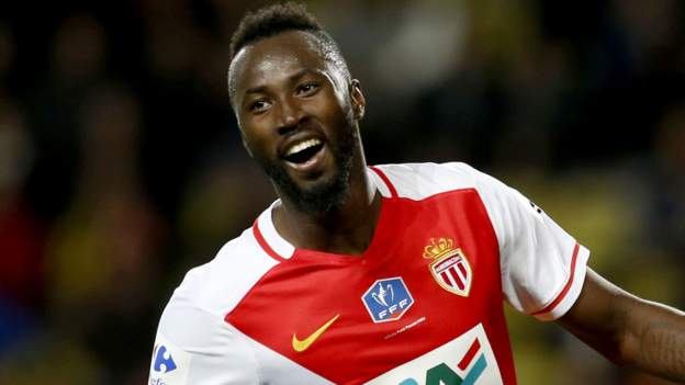 Monaco's Lacina Traore nets four and sees red in 10-2 Cup win - BBC Sport