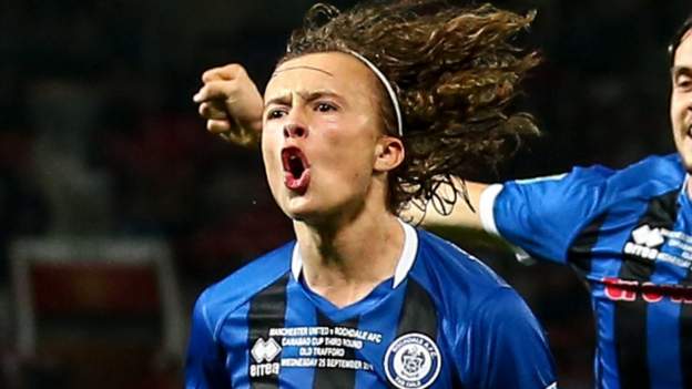 Luke Matheson signs three-year Rochdale deal after Carabao Cup heroics ...