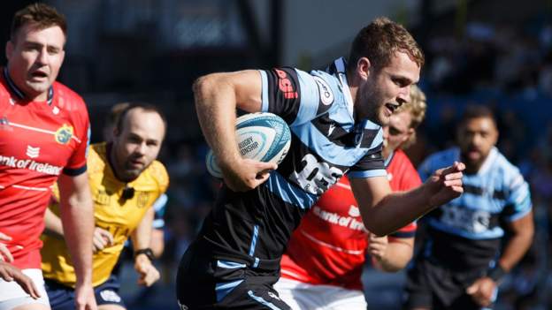 United Rugby Championship: Cardiff Rugby 20-13 Munster - Hosts win ...