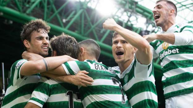 Celtic 4-0 Rangers: Defending champions lay down marker after ...