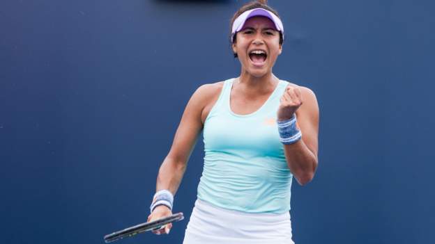 Tianjin Open: Heather Watson into first WTA final since 2016 - BBC Sport