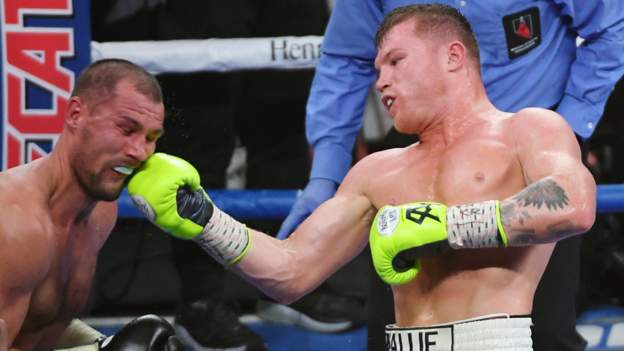 Saul 'Canelo' Alvarez beats Sergey Kovalev for WBO light-heavyweight ...