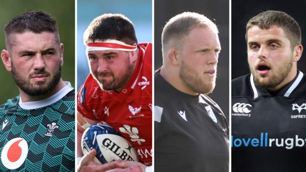 Welsh rugby: Props aiming to become Wales number one - BBC Sport