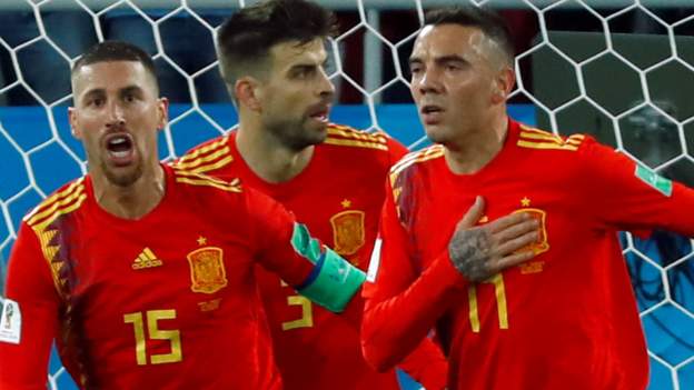 VAR: Spain scrape draw with Morocco and top Group B at World Cup - BBC ...