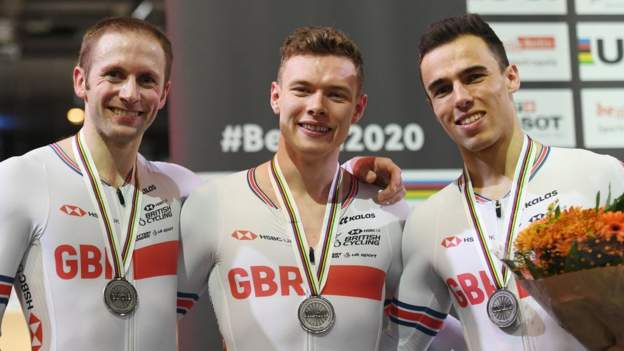 Track Cycling World Championships: GB win silver in men's team sprint ...