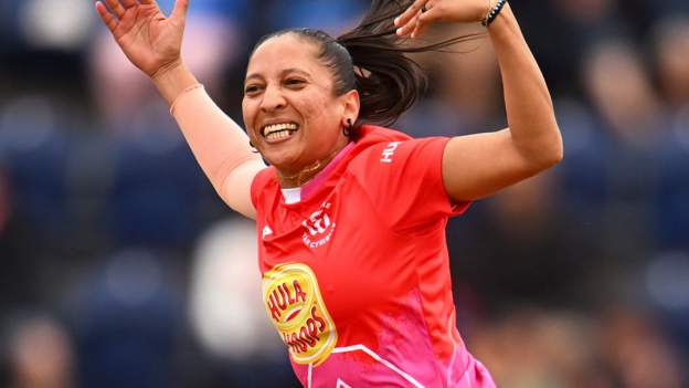 The Hundred: Welsh Fire women live up to name at last - BBC Sport
