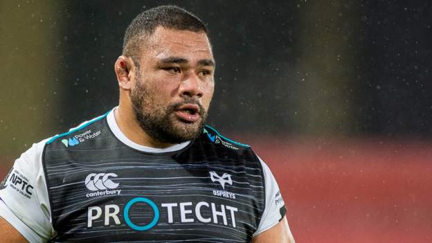Ma'afu Fia: Tonga prop signs new contract with Ospreys - BBC Sport