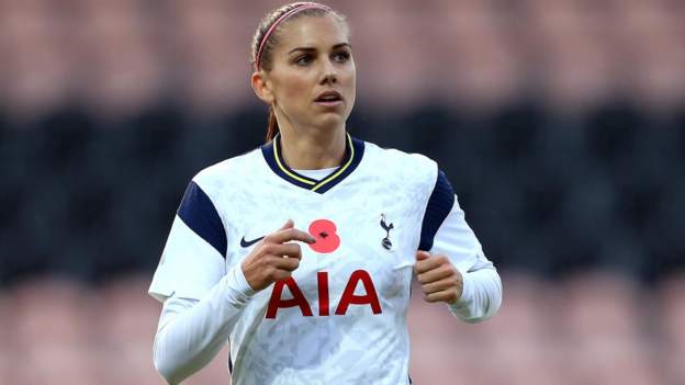Alex Morgan: Tottenham star says she needs WSL game time to regain ...