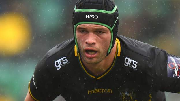 Dom Barrow: Lock departs Northampton Saints by mutual consent - BBC Sport