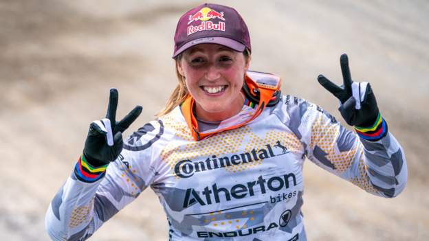 Rachel Atherton: Welsh rider makes triumphant return in MTB World Cup ...