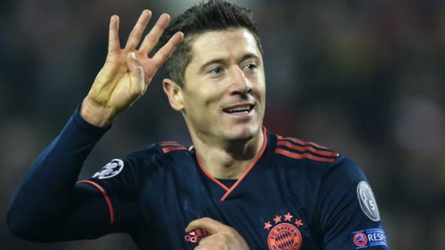 Red Star Belgrade 0-6 Bayern Munich: Robert Lewandowski scores four ...