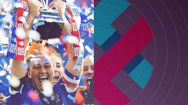 SWPL: Champions Rangers score six to remain top of table - BBC Sport