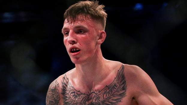 Cage Warriors: Rhys McKee stops Justin Burlinson in third round to ...