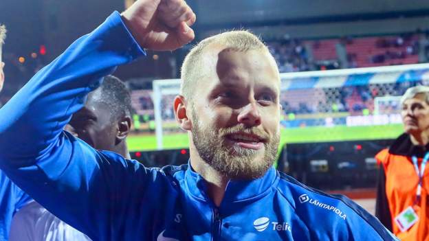 Teemu Pukki continues scoring form in Finland win against Greece - BBC ...