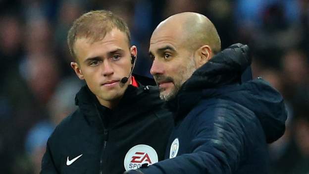 Jamie Robinson: Abuse, Fifa and Pep - why be a referee? - BBC Sport