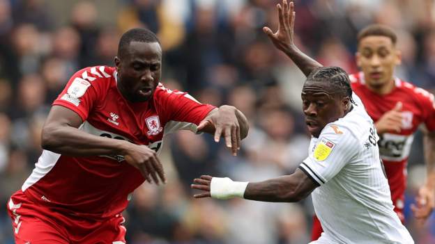 Swansea City 1-1 Middlesbrough: Boro's play-off hopes hit by Swans draw ...