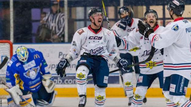 Ice hockey: Dundee Stars seal play-off date with Braehead Clan - BBC Sport