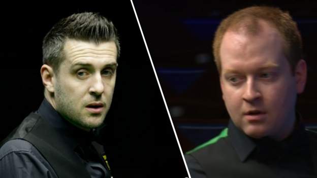 World Snooker Championship: Selby leads Brown 5-4 after first session ...