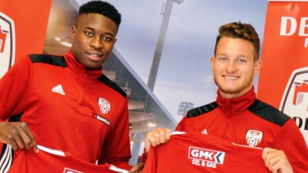 Derry City: Ibrahim Meite and Jake Dunwoody join Candystripes - BBC Sport