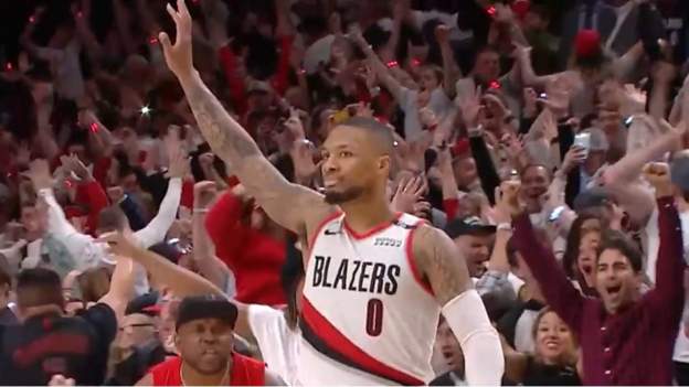 NBA: Portland's Damian Lillard hits incredible game-winning shot ...