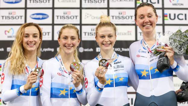 Track Cycling World Cup: Britain's women win gold in Canada team ...