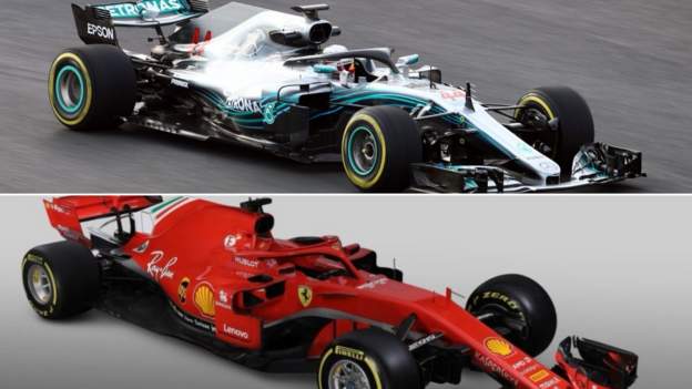 Mercedes & Ferrari unveil their cars for the 2018 Formula 1 season ...