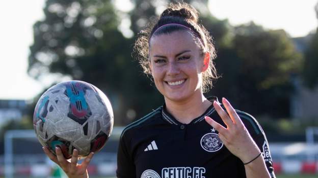 SWPL: Amy Gallacher treble as Celtic return to top, Rangers stay in ...
