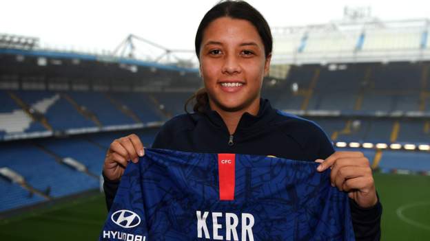 Sam Kerr: Australia international joins WSL leaders Chelsea - BBC Sport