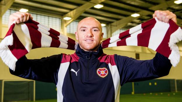 Conor Sammon aims high with Hearts after signing three-year deal - BBC ...