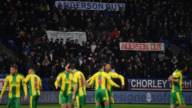 Bolton 0-2 West Brom: Baggies win as home fans protest - BBC Sport