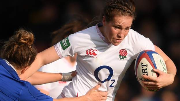 England 17-15 France: Red Roses win as Lydia Thompson scores late try ...