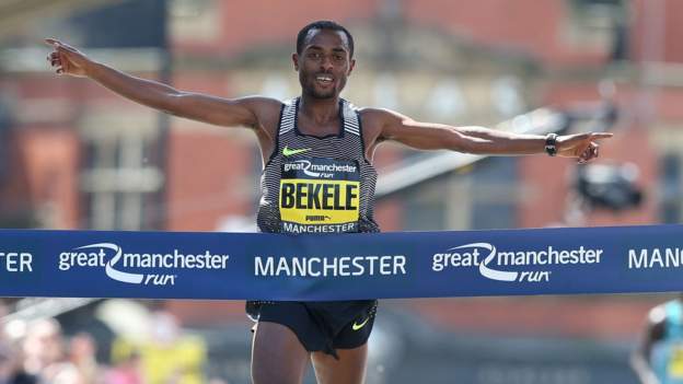 Great Manchester Run: Kenenisa Bekele & Tirunesh Dibaba win - BBC Sport