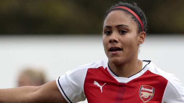 Alex Scott: England international signs new Arsenal Ladies contract ...