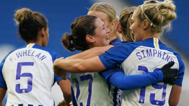 Women's Super League: Brighton & Hove Albion 3-0 Birmingham City - BBC ...