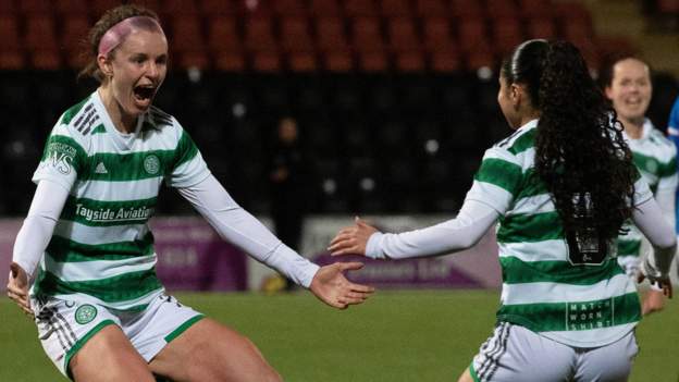 Celtic rout defending champions Rangers to go top of SWPL on goal ...