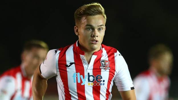 Archie Collins: Exeter City boss Matt Taylor impressed by young ...