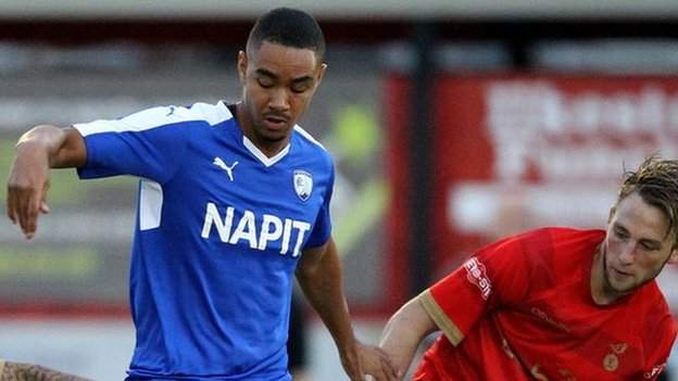 Byron Harrison: Stevenage sign Chesterfield striker - BBC Sport