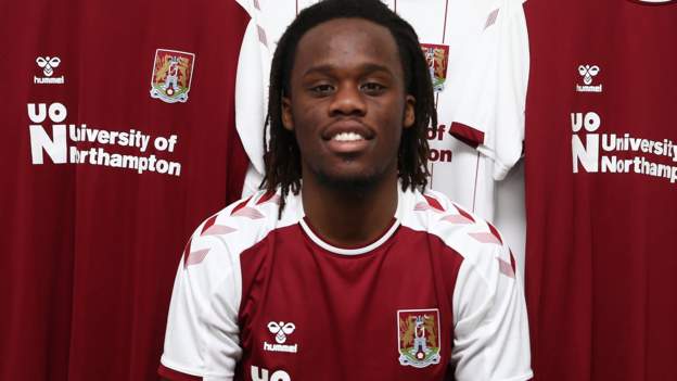 Peter Kioso: Northampton Town sign Luton Town defender on loan - BBC Sport