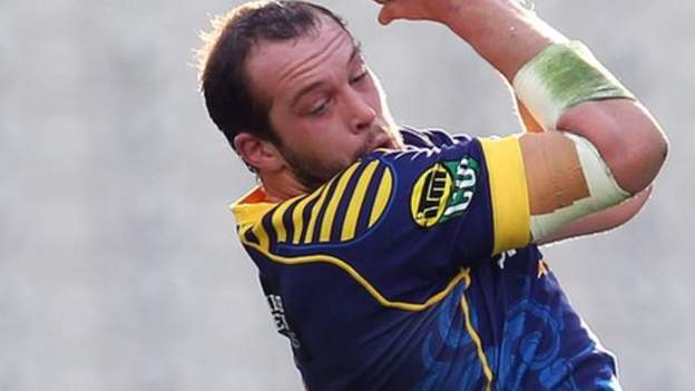 Joe Latta: Gloucester sign second row from the Highlanders - BBC Sport